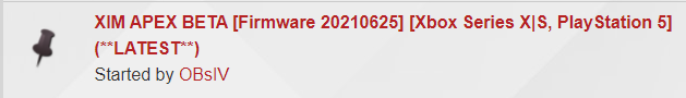 【XIM APEX 】最新バージョン ファームウェア20210625 更新手順 | ユキのメモ